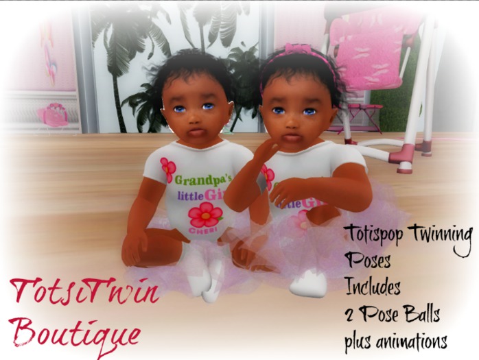 Second Life Marketplace - (Tositwin) Twinning Pose boxed