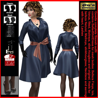 Second Life Marketplace - Gorette complete fitmesh outfit bxd