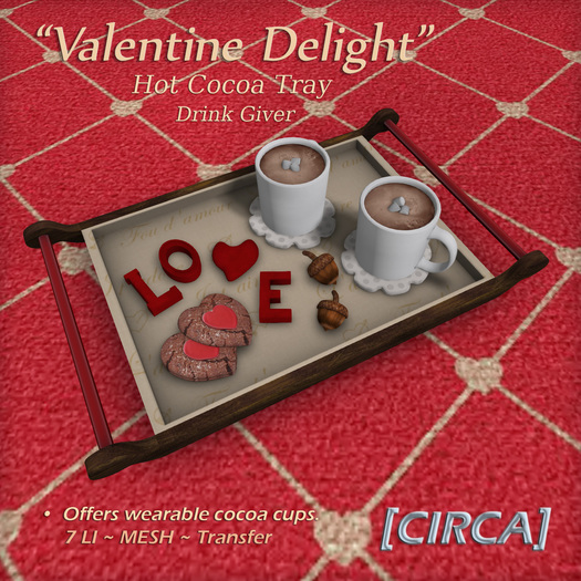 Second Life Marketplace - [CIRCA] - "Valentine Delight" - Hot Cocoa ...