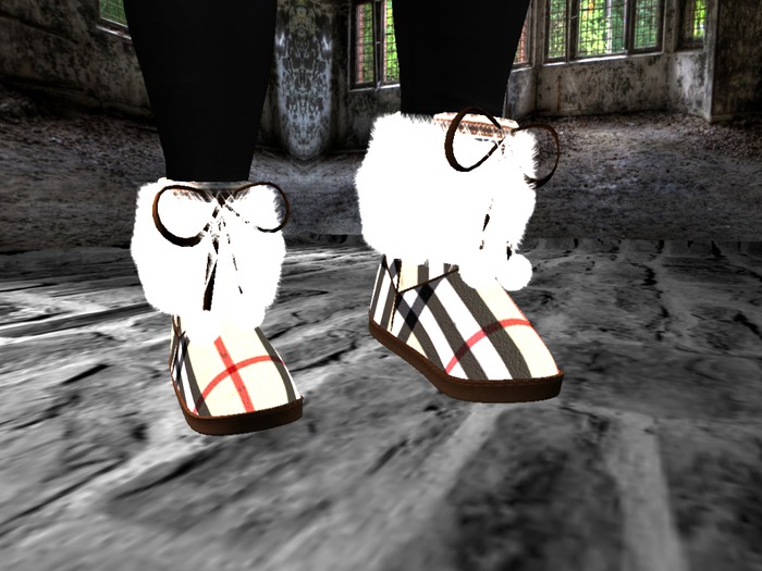Second Life Marketplace - Urban Derelict Blurberry Fugg Boots-Bagged