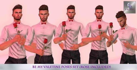 Second Life Marketplace - [KNIGHT POSES] BE MY VALENTINE POSES SET
