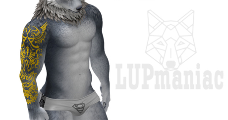 Second Life Marketplace - [ V3.0 ] JOMO Male Werewolf Tribal Arm Tattoo ...