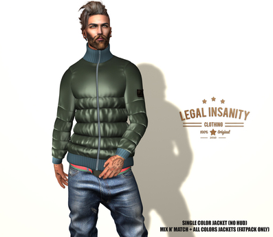 Second Life Marketplace - Legal Insanity - Kent white jacket