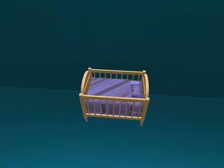 Second Life Marketplace - Baby Mesh Crib 3