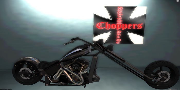 Second Life Marketplace - RPC Black Reaper Chopper By A.J. Crate