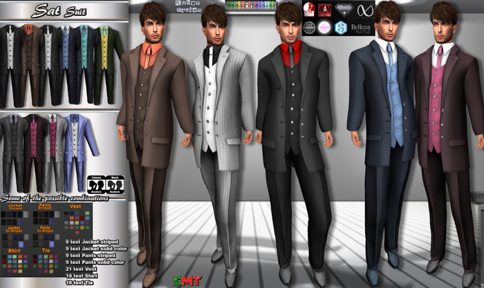 Second Life Marketplace - R.F. - Sat Suit - with hud - in 2 version ...