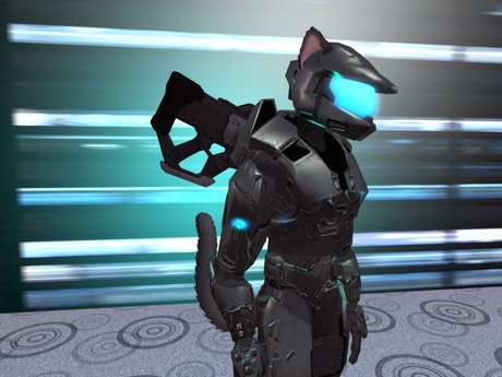 Second Life Marketplace - Solarian Feline Mark VI Halo Armor Mesh