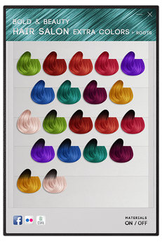Second Life Marketplace - Bold & Beauty :: Hair :: Mia - Extra Colors.