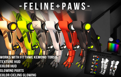 Second Life Marketplace - -Dimensional - F e l i n e + P a w s