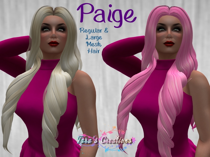 Second Life Marketplace - Tara's Creations *Paige* Mesh Hair Wild Thing ...