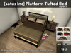 Second Life Marketplace - [satus Inc] Platform Tufted Bed [Adult] ~ 350 ...