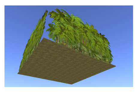 Second Life Marketplace - Sky Platform WILD ISLE 32x32 box
