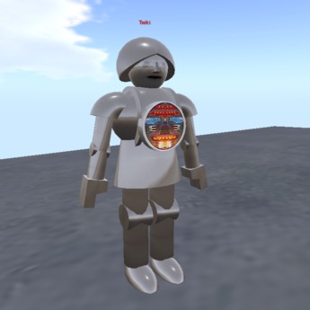 Second Life Marketplace - TWIKI BOT walking robot helper for shop or club