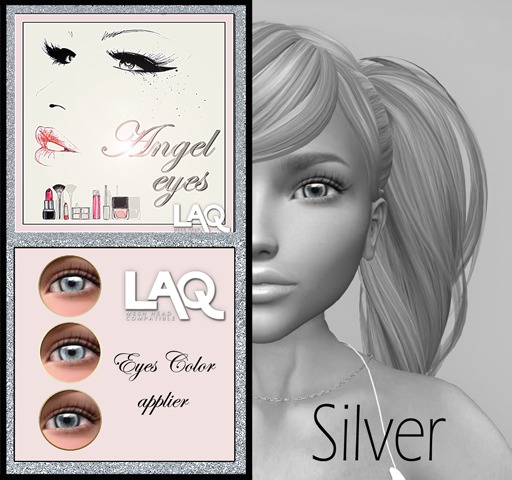 Second Life Marketplace - [AE] Angel Eyes Laq(wear me) Silver