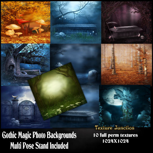 Second Life Marketplace - ~TJ~ Gothic Magic Photography Background ...