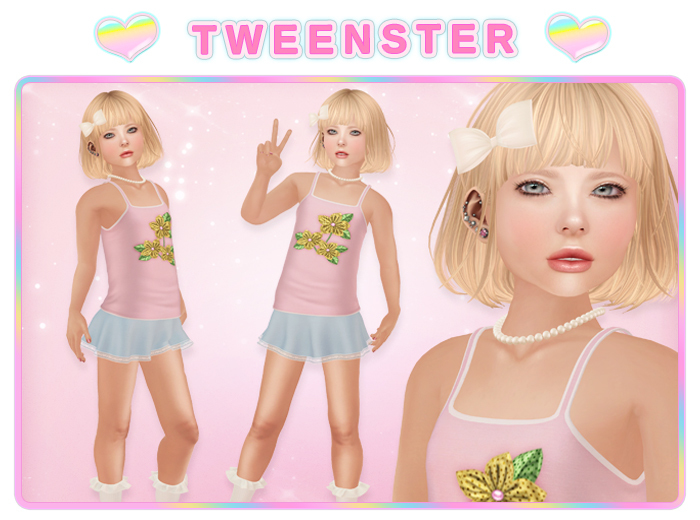 Second Life Marketplace - :*BABY*: {TWEENSTER} Jessika - Pink
