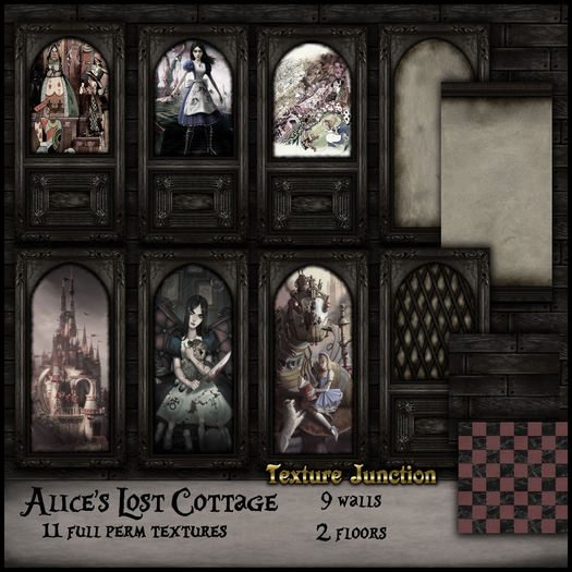Second Life Marketplace - ~TJ~ Alice's Lost Cottage Building Texture ...