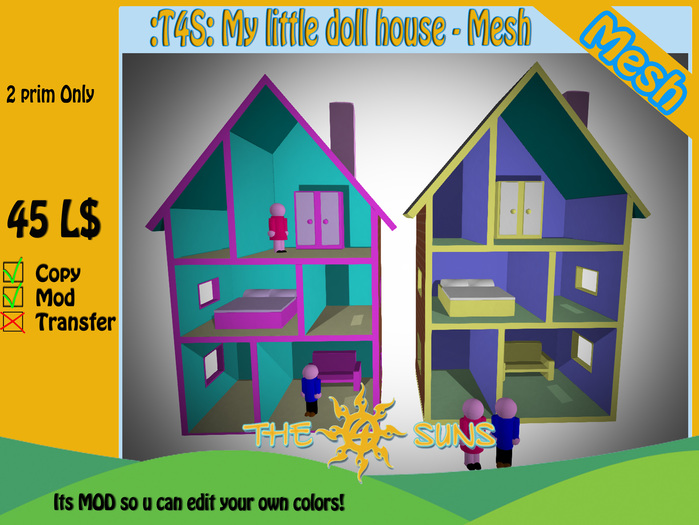 Second Life Marketplace - :T4S: My little doll house - Mesh