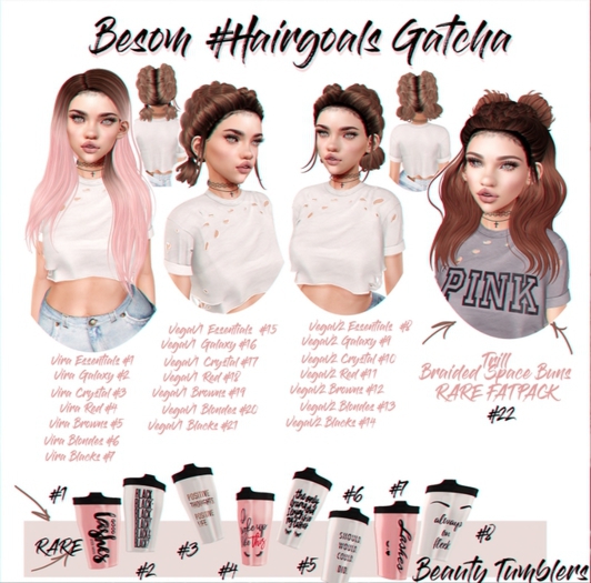 Second Life Marketplace - *Besom Hair~ Vega V1 *Galaxy* #16