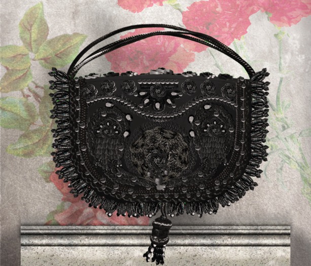 Second Life Marketplace - Zafair - Toreador Clutch -Black-