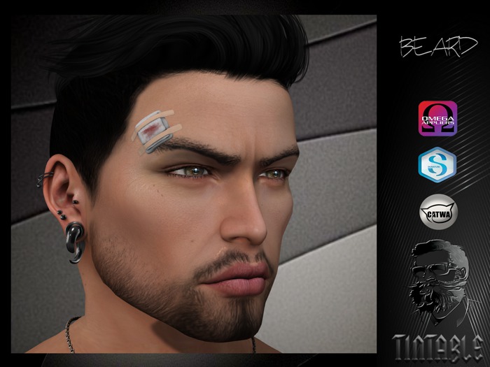 Second Life Marketplace - .::CDC Beard 138 Tintable - Catwa //Omega ...