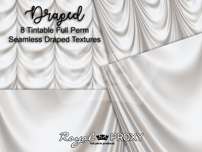 Second Life Marketplace - RP - 8 Draped Fabric Full Perm Seamless Textures