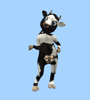 Second Life Marketplace - Cow 01 female Avatar (rigged mesh)