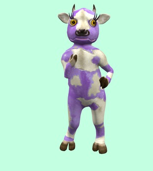 Second Life Marketplace - Cow 02 Daisy Avatar (rigged mesh)