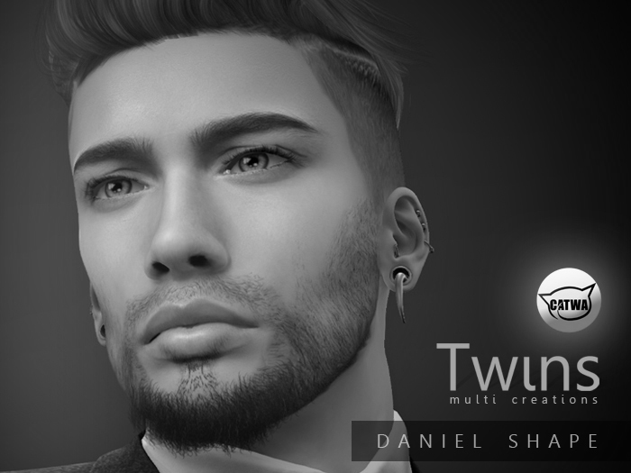 Second Life Marketplace - Twins - Daniel Shape DEMO (Catwa Daniel Head)