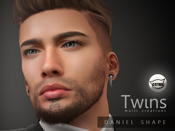 Second Life Marketplace - Twins - Daniel Shape (Catwa Daniel Head)