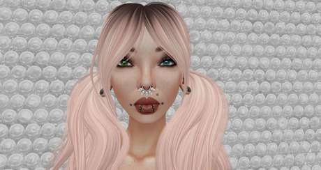 Second Life Marketplace - RiRi Nose Ring Skulls (Silver)