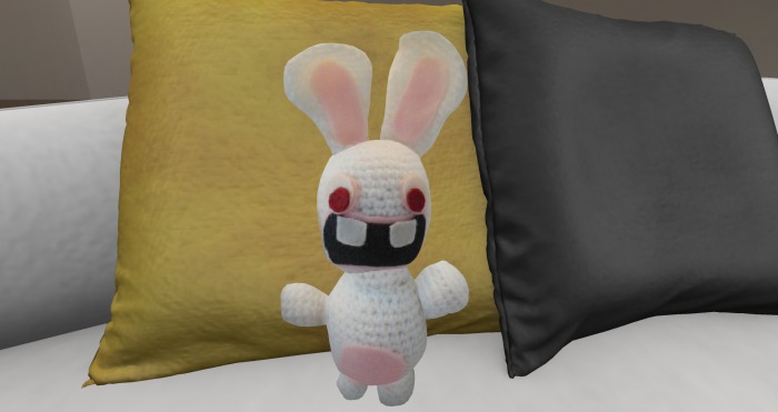 Second Life Marketplace - Scary Bunny Crochet Stuffie