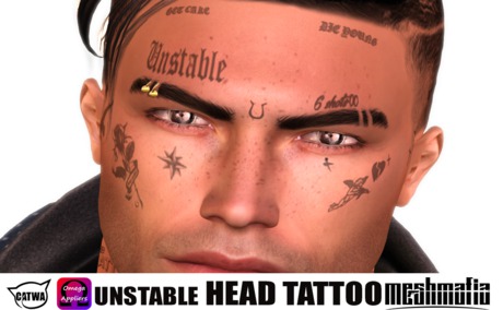 Second Life Marketplace - Unstable Head Tattoo