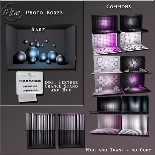 Second Life Marketplace - Meva Photo Box Lines Black Sea Box