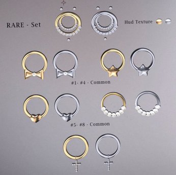 Second Life Marketplace - *PerveTTe* 1# [Septum Bow] [Gold]