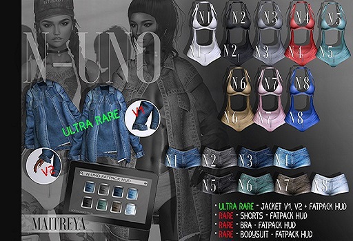 Second Life Marketplace - N-Uno - Sofiya Bodysuit // N 6