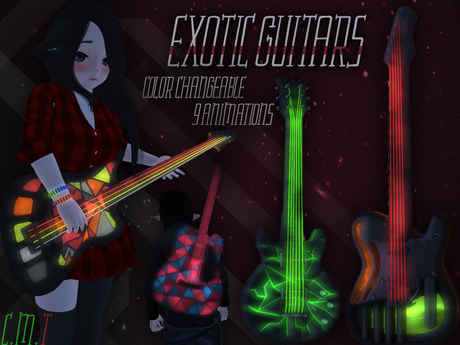 Second Life Marketplace - Exotic Guitars - Strange Merchant