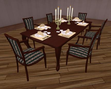 Second Life Marketplace - ~FA~ Compton Dining Table
