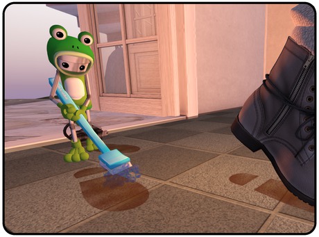 Second Life Marketplace - Chibi-Robo Box o' Fun (Copter, ScrubBrush & more)