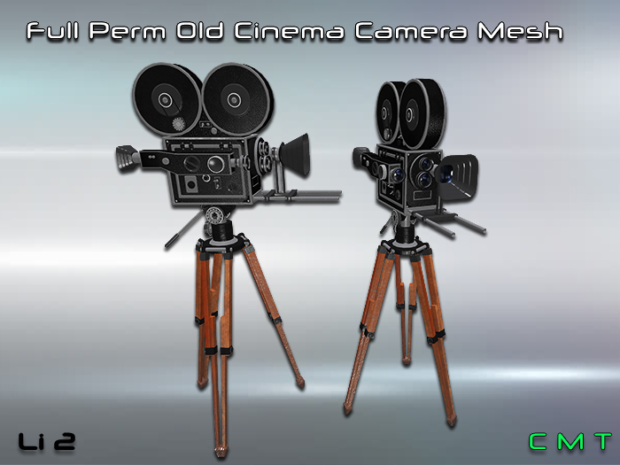 Second Life Marketplace - Full Perm Old Director Camera HQ Mesh