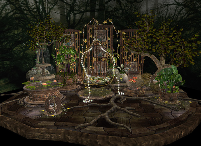 Second Life Marketplace - TLG - The Beasts Lair Cage Seat Boxed RARE