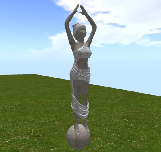 Second Life Marketplace - statue woman sphere 5 prim
