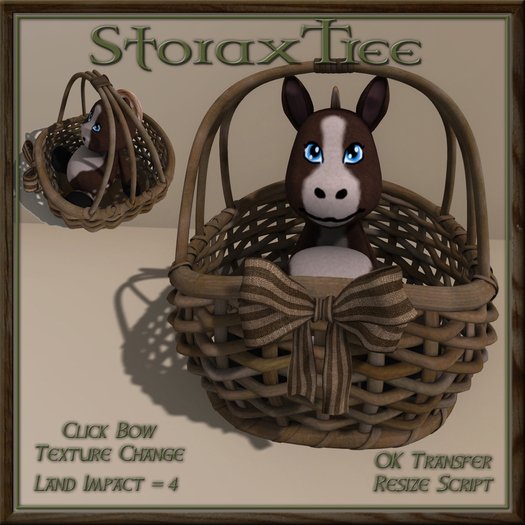 Second Life Marketplace - Basket Buddy Horse