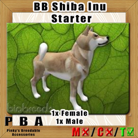 Second Life Marketplace - BB Shiba Inu Pair Starter