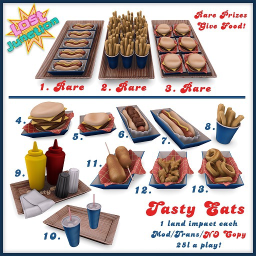 Second Life Marketplace - [LJ] Tasty Eats -#11 - Corn Dogs