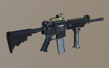 Second Life Marketplace - SEMI EXCLUSIVE Colt M4 Tactical Carbine MK21 ...