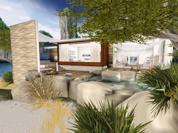 Second Life Marketplace - RENTAL: Skydomes with Cottage/Home, forest ...