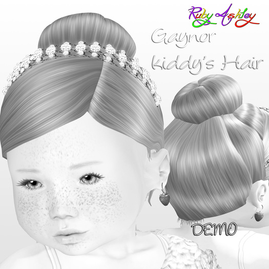 Second Life Marketplace - [RA] GAYNOR BABY UPDO -DEMO - COPY