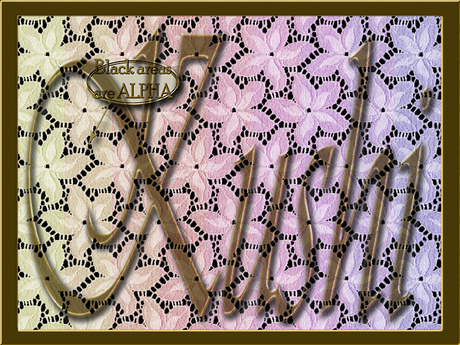 Second Life Marketplace - Charming Lace Alpha Seamless Textures