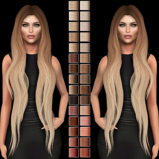 Second Life Marketplace - DAE FILES - NEW Anna Mesh Hair